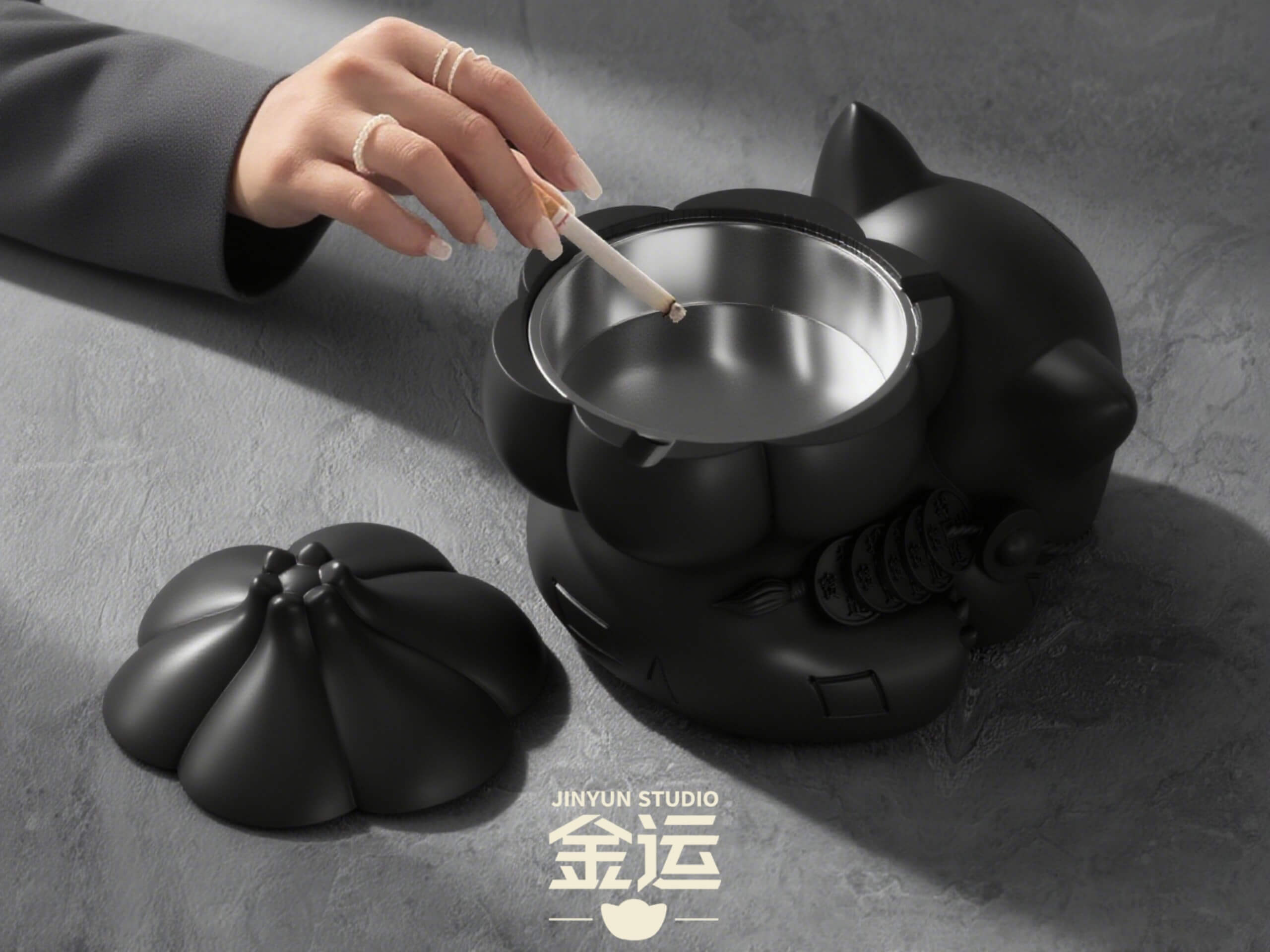 Pokémon "Good Fortune" Bulbasaur Ashtray - JinYun Studio - Collector Figures